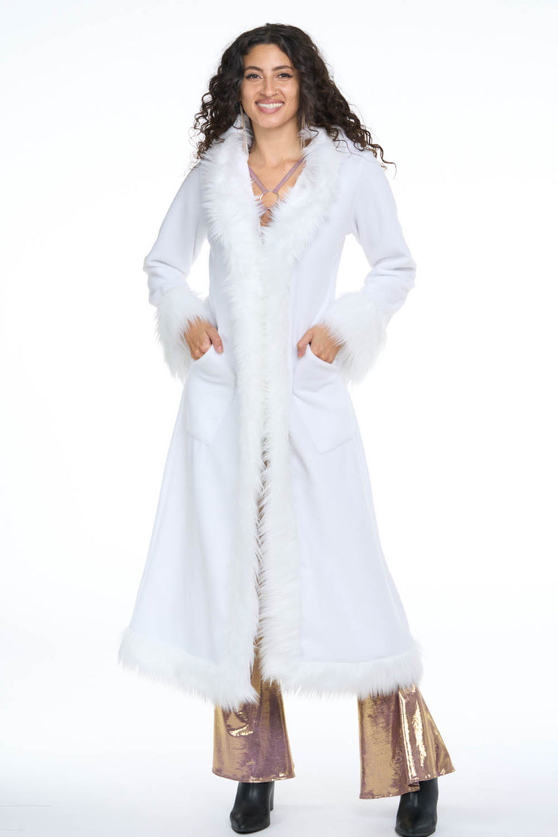 Classic Tamo Coat: White Coat + White Trim – Tamo Design